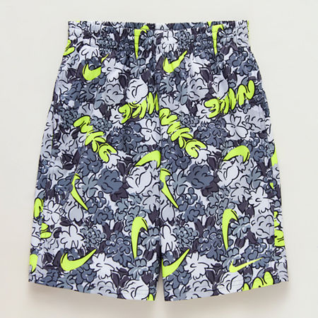 Click here for Nike Big Kid Boys Boys Nike Floral Swim Trunks  X-... prices