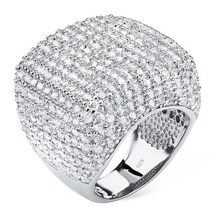 Click here for Womens Cubic Zirconia Sterling Silver Cocktail Rin... prices