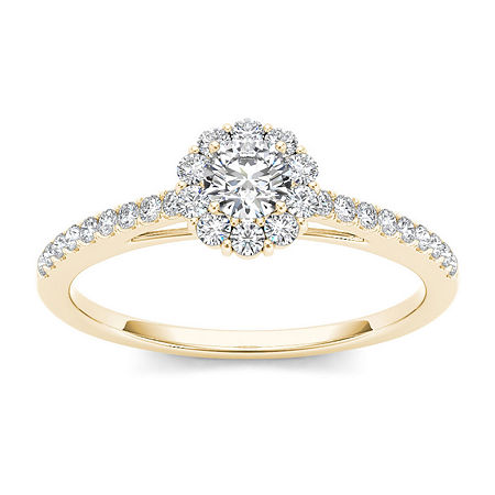 Click here for 1/2 CT.T.W. Natural Diamond 10K Yellow Gold Engage... prices
