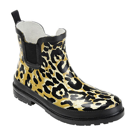 Journee Collection Womens Tekoa Rain Boot - Leopard
