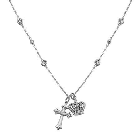 Click here for Diamonart Womens White Cubic Zirconia Sterling Sil... prices