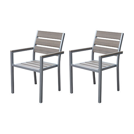 Click here for Gallant Patio Dining Chair-Set of 2  One Size  Gra... prices