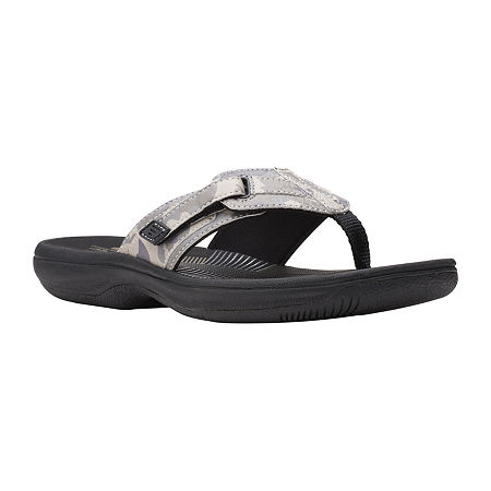 Click here for Clarks Cloudsteppers Womens Brinkley Jazz Flip-Flo... prices