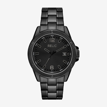 Click here for Relic By Fossil Mens Black Bracelet Watch Zr16047... prices