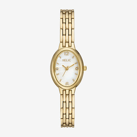 Click here for Relic By Fossil Womens Gold Tone Bracelet Watch Zr... prices