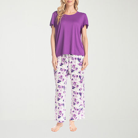 Click here for Muk Luks Womens Round Neck Short Sleeve 2-pc. Paja... prices