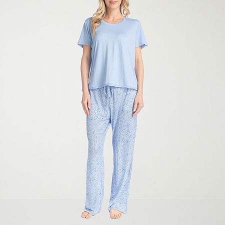 Click here for Muk Luks Womens Round Neck Short Sleeve 2-pc. Paja... prices