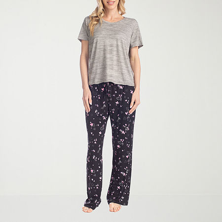 Click here for Muk Luks Womens Round Neck Short Sleeve 2-pc. Paja... prices