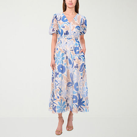 Click here for Sam And Jess Womens Short Sleeve Floral Maxi Dress... prices