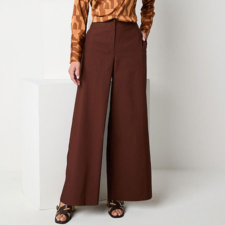 Click here for Worthington Tall Womens Wide Leg Pant  8 Tall  Bro... prices