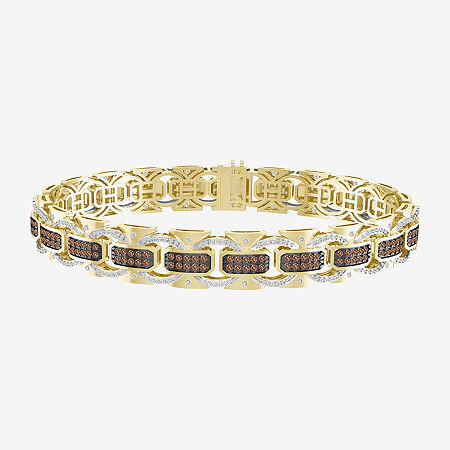 Click here for Mens 10K Gold Link Bracelet  One Size prices
