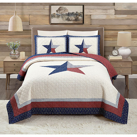 Click here for Modern Heirloom Texas Lone Star 3-pc. Reversible Q... prices