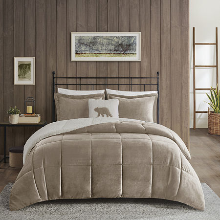 Click here for Woolrich Alton 4-Pc. Comforter Set  King - Taupe/i... prices
