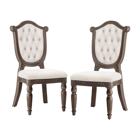 Click here for Seven Oaks 2-pc. Upholstered Tufted Dining Chair... prices