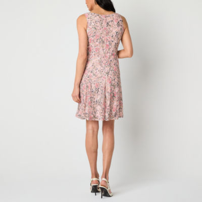 Perceptions Womens Floral Lace Jacket Dress, Color: Blush - JCPenney