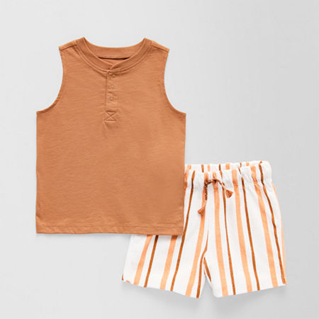 Click here for Okie Dokie Toddler & Little Boys 2-pc. Short Set... prices