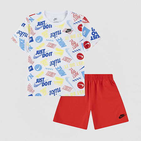Click here for Nike Little Boys 2-pc. Short Set  5  Red prices