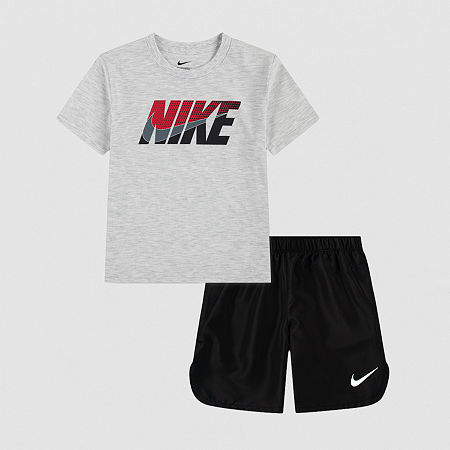 Click here for Nike Little Boys 2-pc. Short Set  7  Black prices
