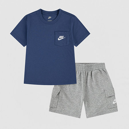 Click here for Nike Little Boys Pocket T-Shirt & French Terry Sho... prices