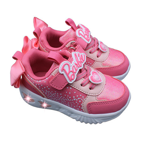 Click here for Barbie Light-Up Toddler Girls Barbie Sneakers  10... prices