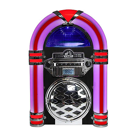 Click here for Victor Broadway Desktop Bluetooth Led Jukebox Spea... prices