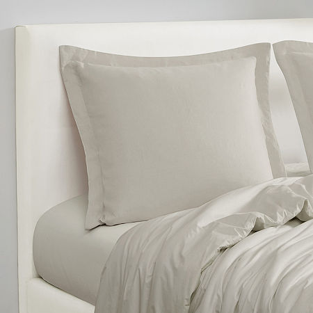 Click here for Brooklyn Loom Flax Linen Euro Sham  One Size  Beig... prices