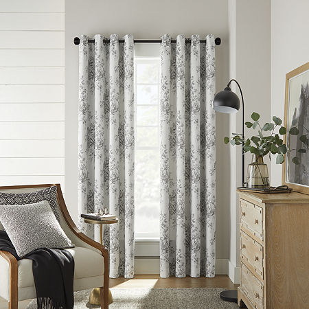 Click here for Linden Street Sullivan Printed Grommet Top Blackou... prices