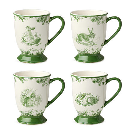 Click here for Certified International Le Jardin Mugs  Set of 4 -... prices