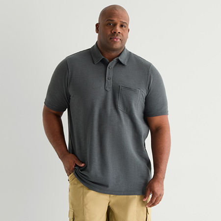 Click here for mutual weave Big and Tall Mens Regular Fit Easy-on... prices
