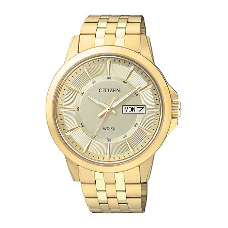 Click here for Citizen Mens Gold-Tone Stainless Bracelet Watch 41... prices