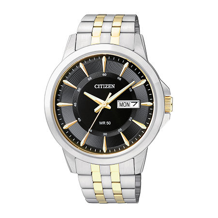 Click here for Citizen Mens Two-Tone Stainless Steel Bracelet 41m... prices