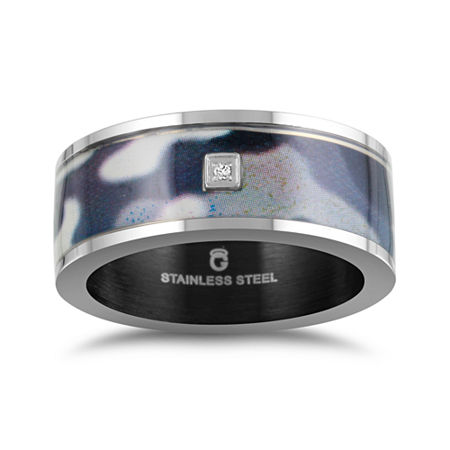 Click here for Mens 9M Diamond Accent Natural White Diamond Stain... prices