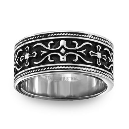 Click here for Mens 9M Stainless Steel Wedding Band  8 prices