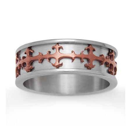 Click here for Mens 6MM Stainless Steel Cross Wedding Band  10 prices