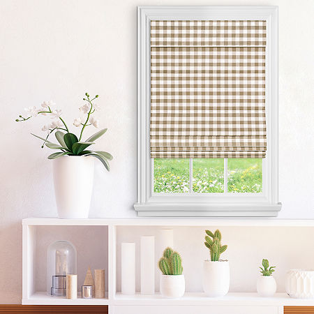 Click here for Achim Buffalo Check Cordless Light-Filtering Roman... prices
