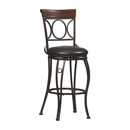Click here for Circles-Back Swivel Barstool  One Size  Black prices