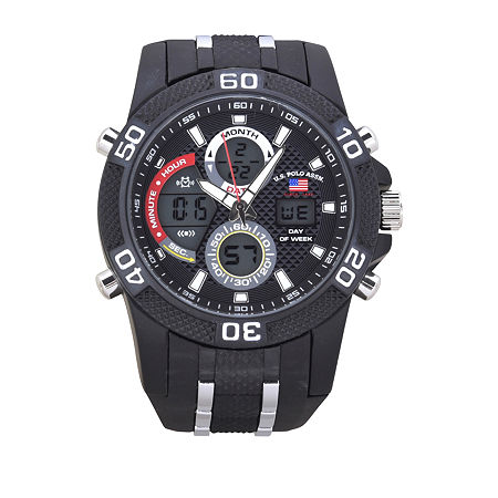 Click here for U.S. Polo Assn. Mens Black Strap Watch Us9724jc  O... prices