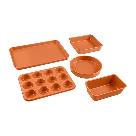 Click here for Gotham Steel 5-pc. Bakeware Set  One Size  Orange prices