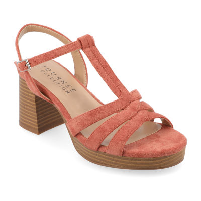 Journee Collection Womens Alyce Heeled Sandals - JCPenney