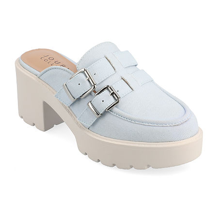 Click here for Journee Collection Brydie Womens Moc Closed Toe Bl... prices