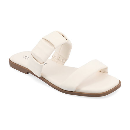 Click here for Journee Collection Womens Pegie Flat Sandals  8 Me... prices