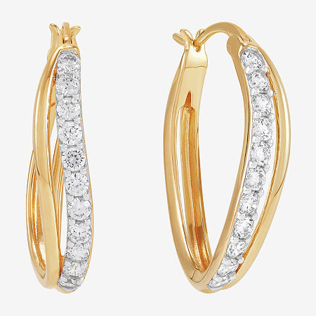 Click here for Diamonart Womens Cubic Zirconia 14K Gold Over Silv... prices