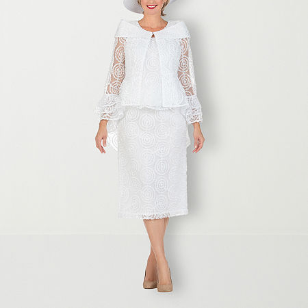 Click here for Giovanna Signature Suit Set-Plus 3-pc.  3x  White prices