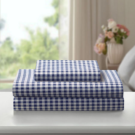 Click here for Laurel & Mayfair 250tc Gingham Print Sheet Set  On... prices