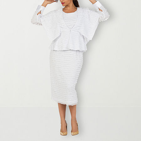 Click here for Giovanna Signature 3-pc. Skirt Suit  18  White prices