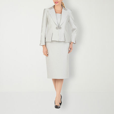 Click here for Giovanna Collection 3-pc. Brocade Skirt Suit-Plus... prices