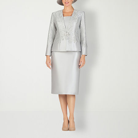 Click here for Giovanna Collection 3-pc. Skirt Suit-Plus  16w  Gr... prices