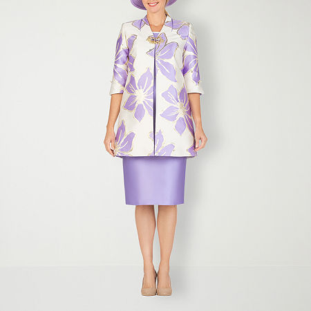 Click here for Giovanna Collection Suit Set-Plus 2-pc.  14w  Purp... prices