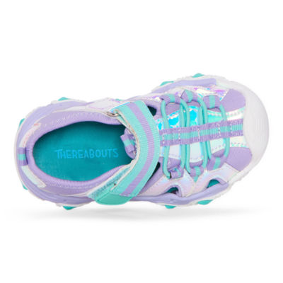 Thereabouts Toddler Girls Lil Rift Strap Sandals, Color: Light Purple ...