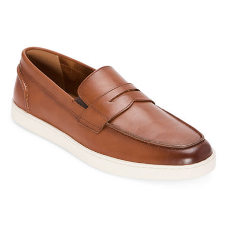 Click here for J. Ferrar Hanson Mens Moc Closed Toe Loafers  8 Me... prices